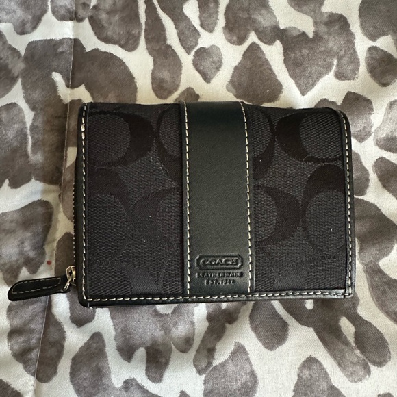 Coach | Bags | Coach Signature Logo Bifold Wallet | Poshmark